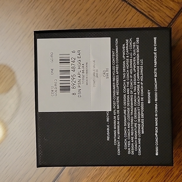 Coach | Jewelry | New Coach X Disney Villains Poison Apple Earrings ...